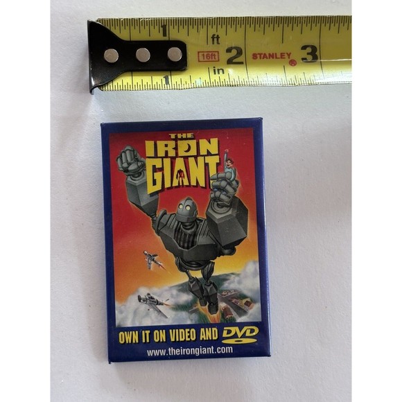 Accessories | 1999 Promo Pin The Iron Giant Vin Diesel Jennifer Aniston ...